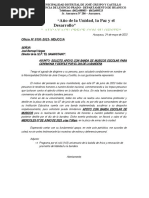 Oficio Solicitando Una Banda | PDF | Viajes y turismo