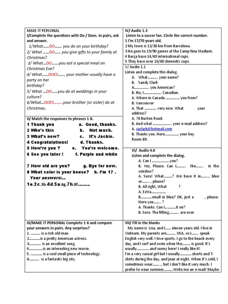 Task 1 Communication Skill. | PDF