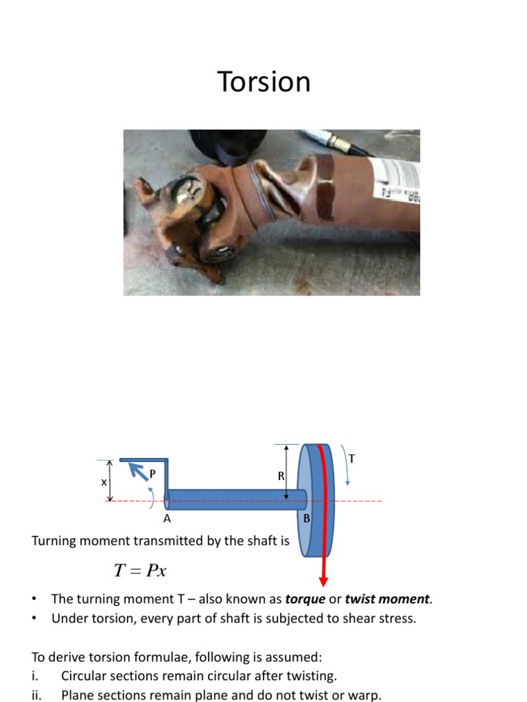 Torsion | PDF | Stress (Mechanics) | Geometry