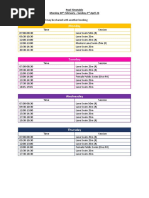 Abbey Stadium Swimming Timetable | PDF