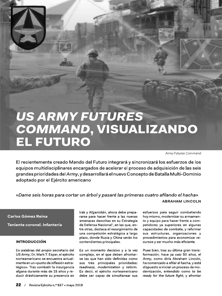 Us Army Futures Command Pdf