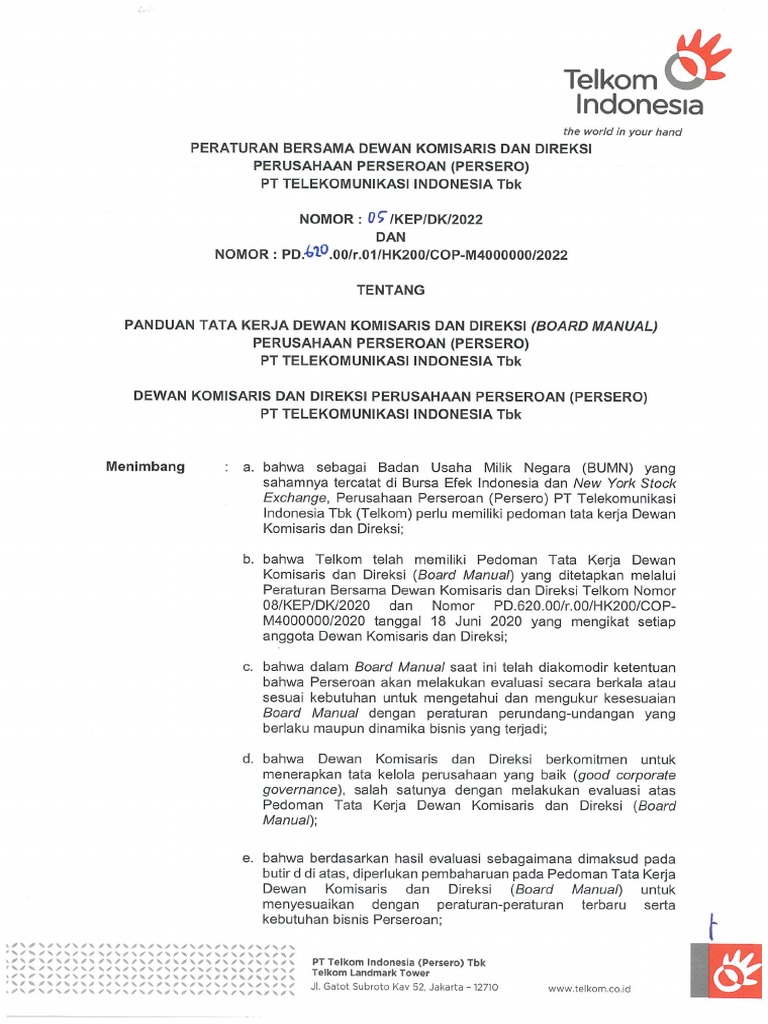 Board Manual 2022 | PDF