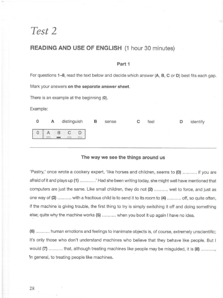 PTB 2 - Test 2 - Parts 1 and 2 | PDF