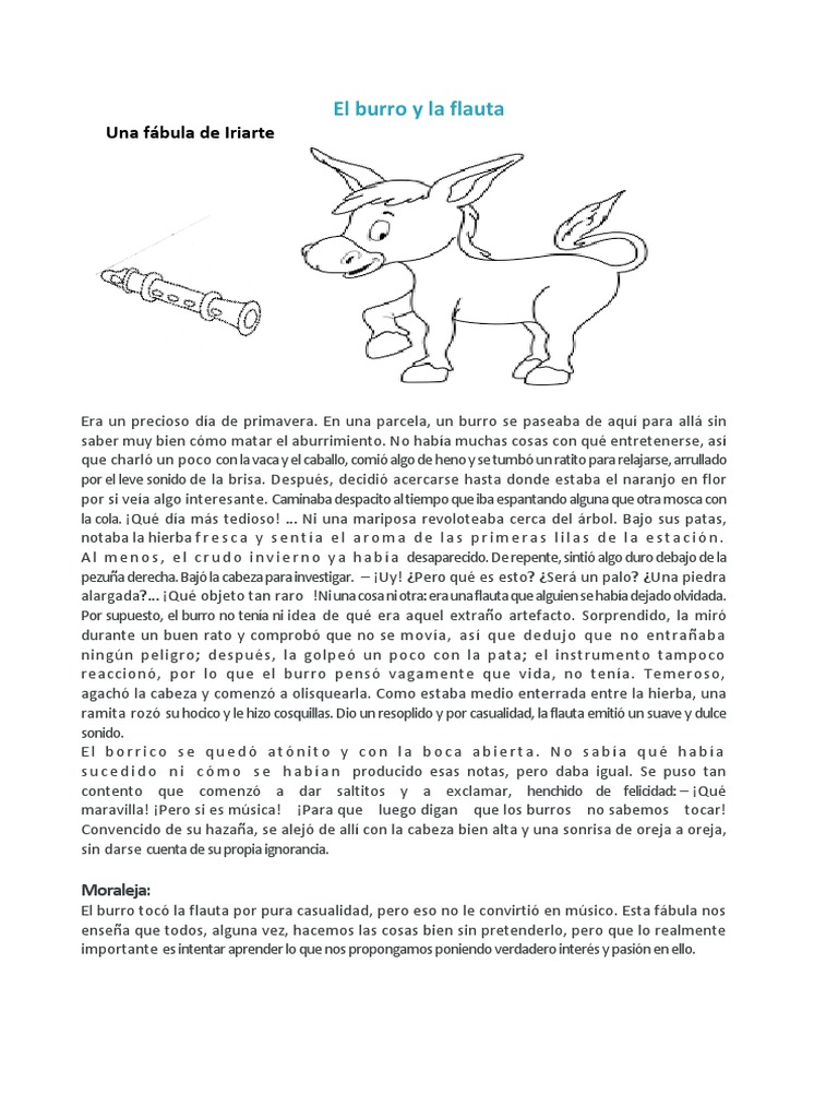 Fábula del burro flautista | PDF | Arte