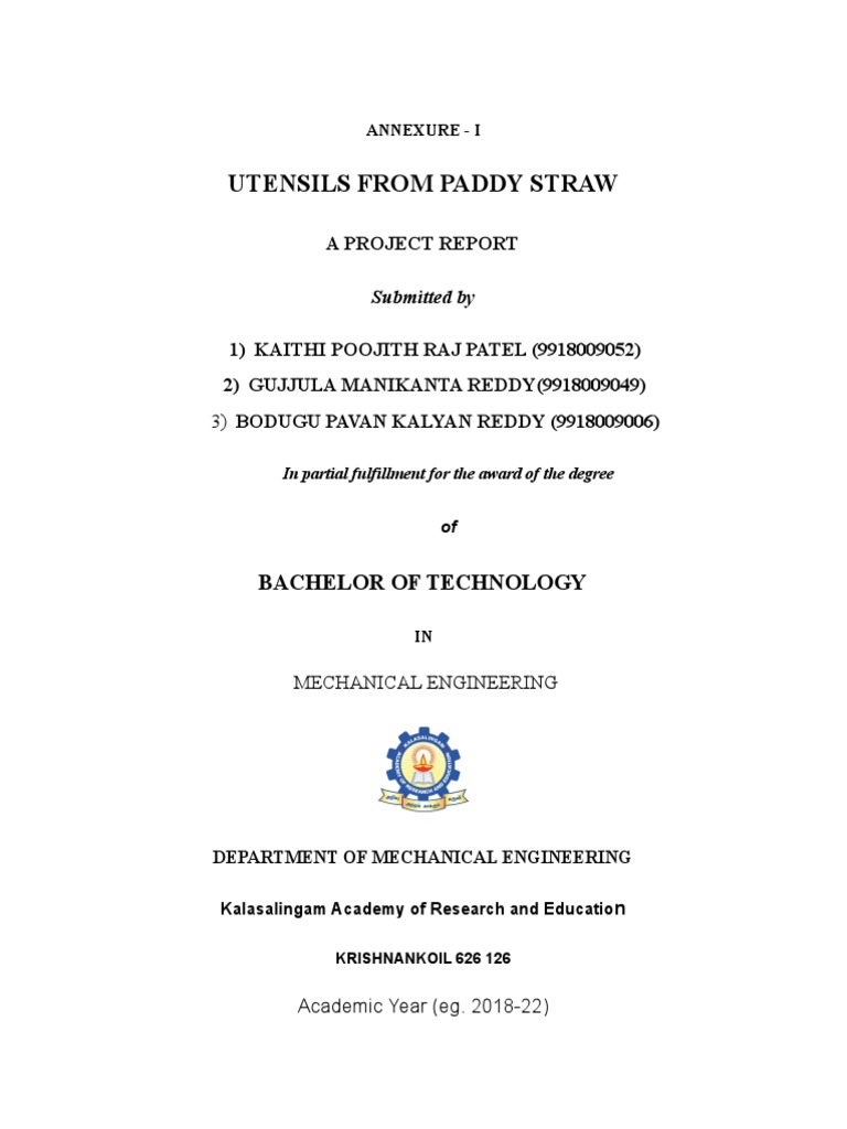CSP Report Batch 1 | Download Free PDF | Rice | Wheat
