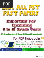 Sample Test Papers JST HST PST | PDF | Mass | Force