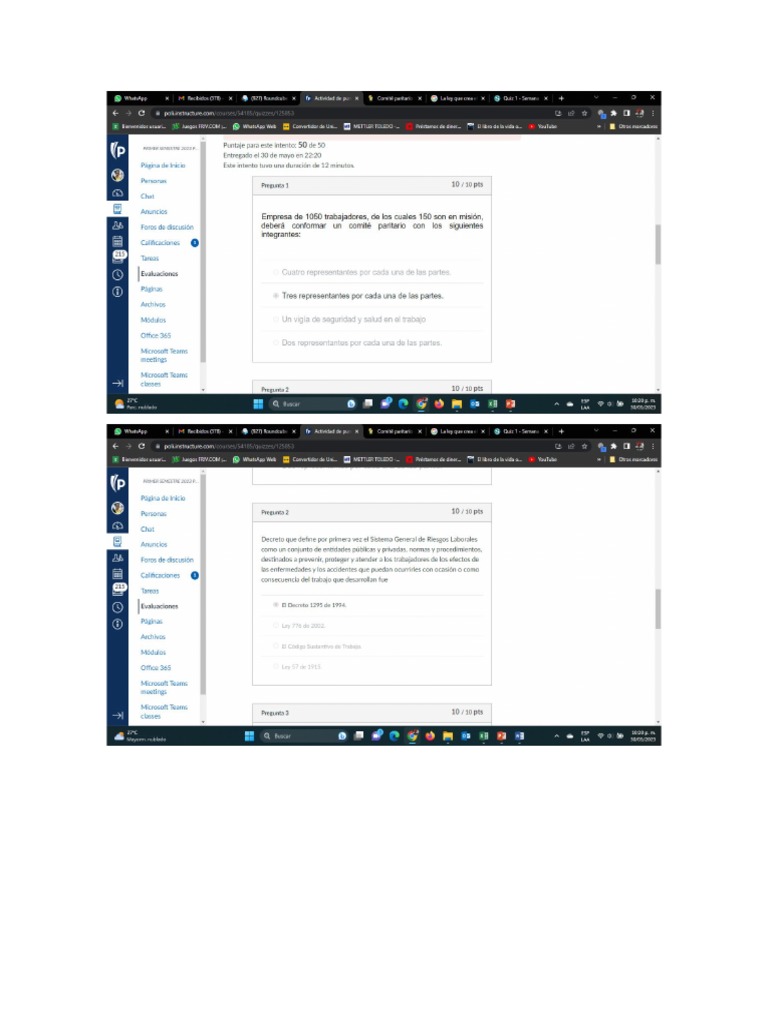Examen y Quiz Escenario 3 | PDF