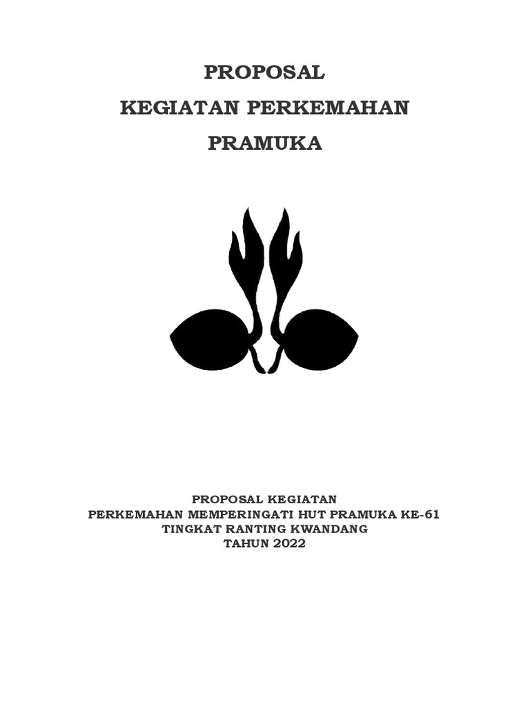 Proposal Kegiatan Pramuka | PDF