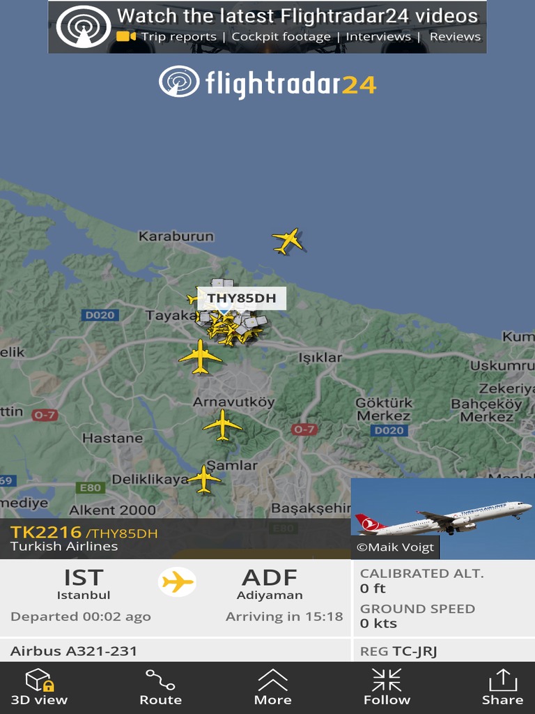 Flightradar24 Live Flight Tracker - Real-Time Fl… | PDF
