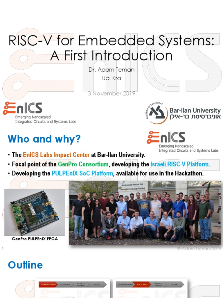 RISC V Intro For Hackathon | PDF | Embedded System | System On A Chip