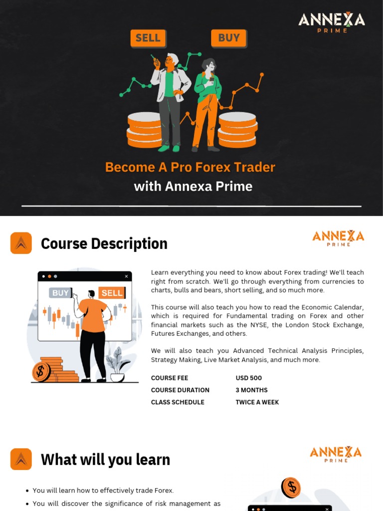 Annexa Prime Trading Courses | PDF | Foreign Exchange Market | Technical Analysis