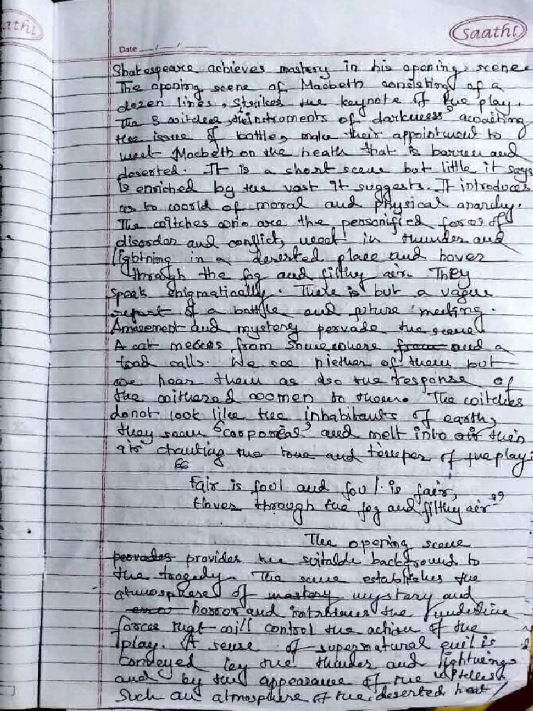 Macbeth Notes | PDF