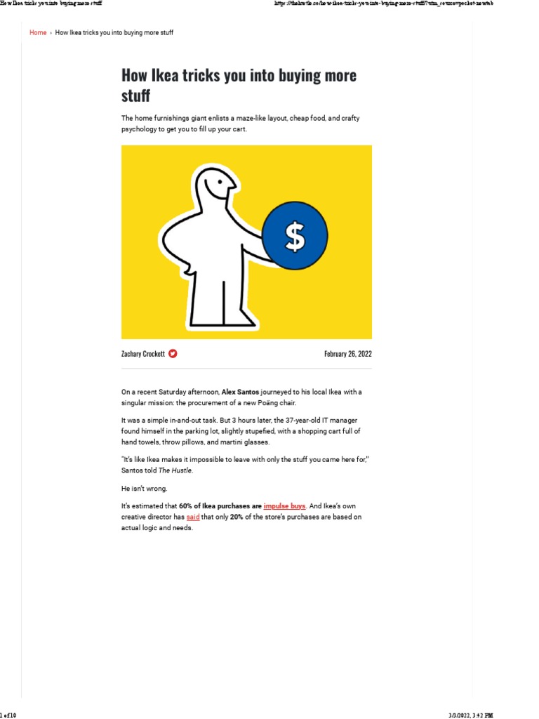 Ikea's Psychology of Impulse Buying | PDF