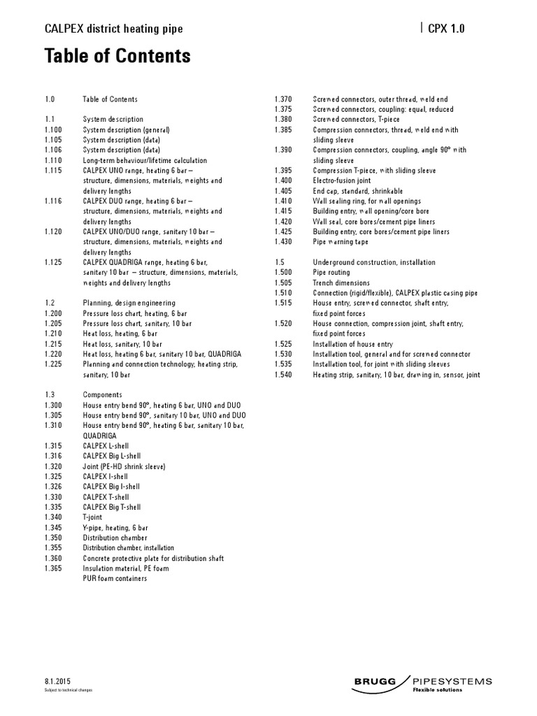 Technical Catalogue | PDF | Pipe (Fluid Conveyance) | Polyurethane