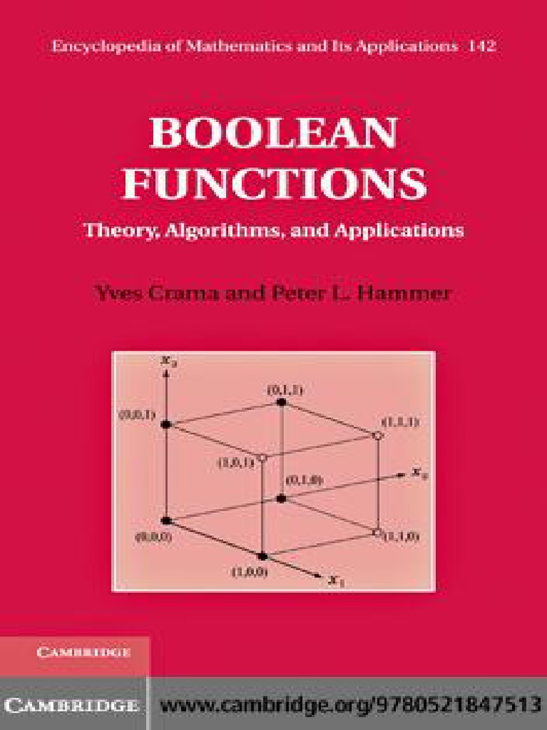Boolean Functions - Theory, Algorithms, and Applications (Crama ...