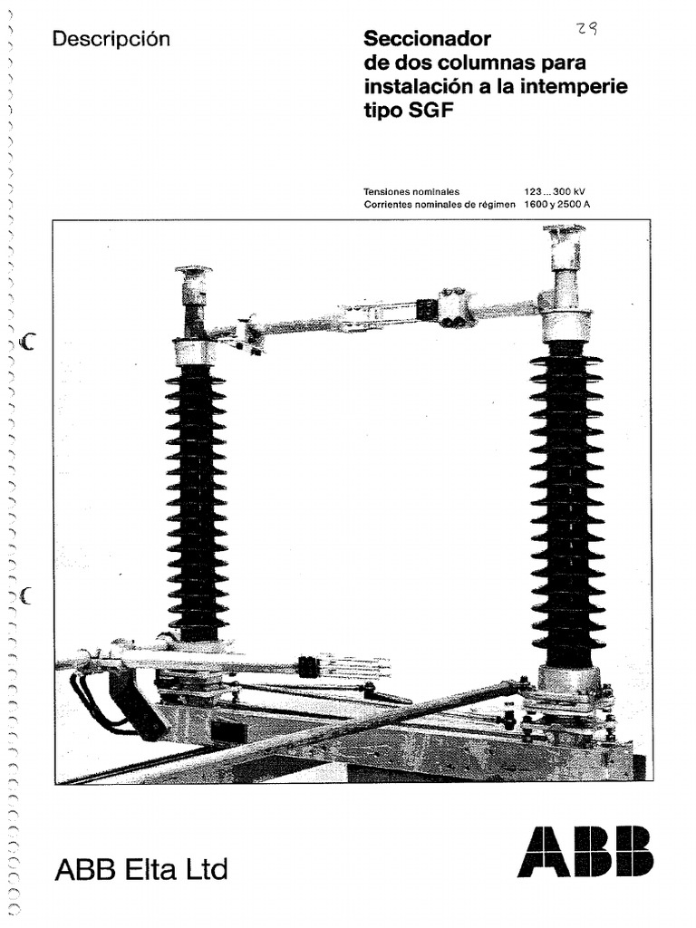 ABB Tipo SGF | PDF