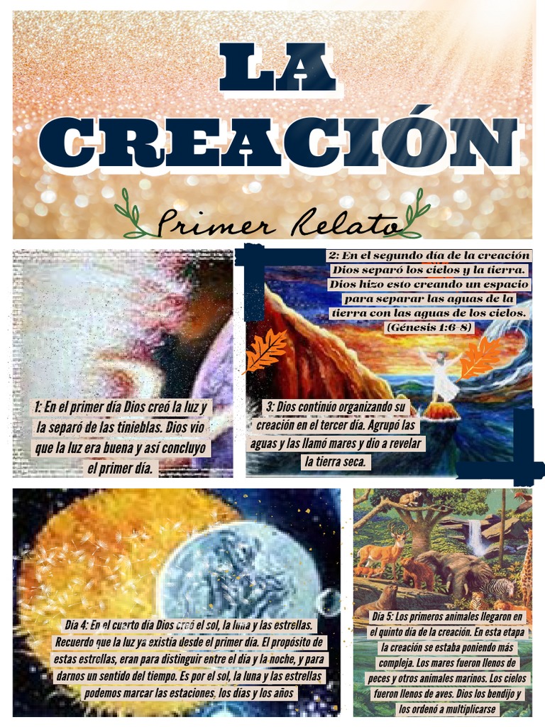 Afiche La Creación de Dios | PDF