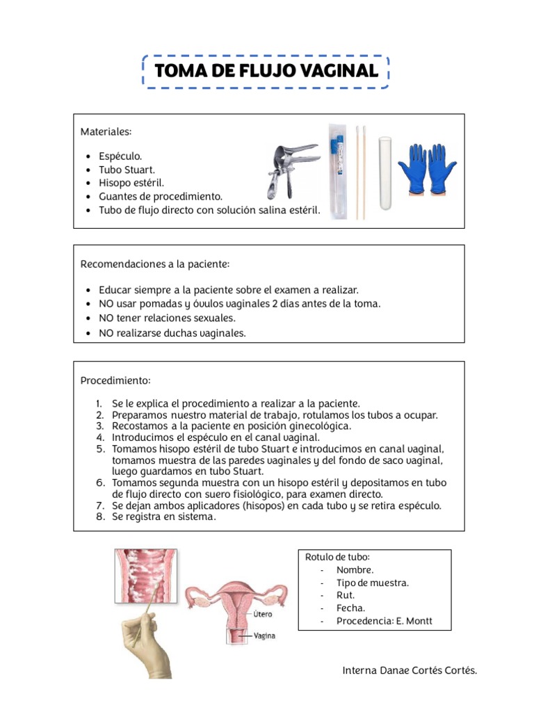 TOMA DE FLUJO VAGINAL | PDF