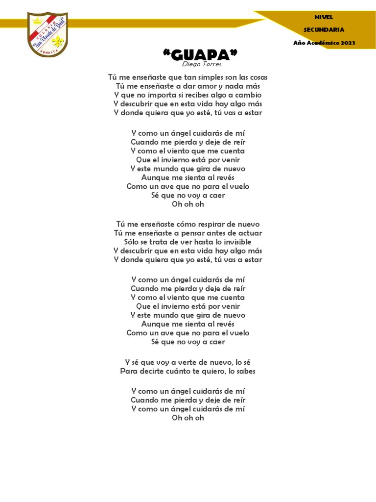 "Guapa": Diego Torres | PDF