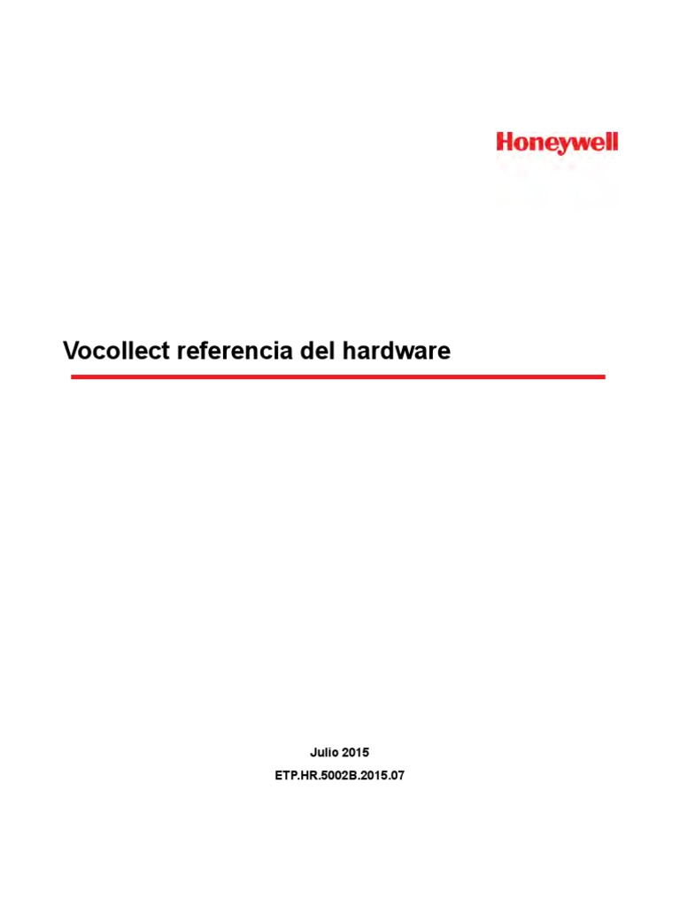 Vocollect Hardware Documentation | PDF