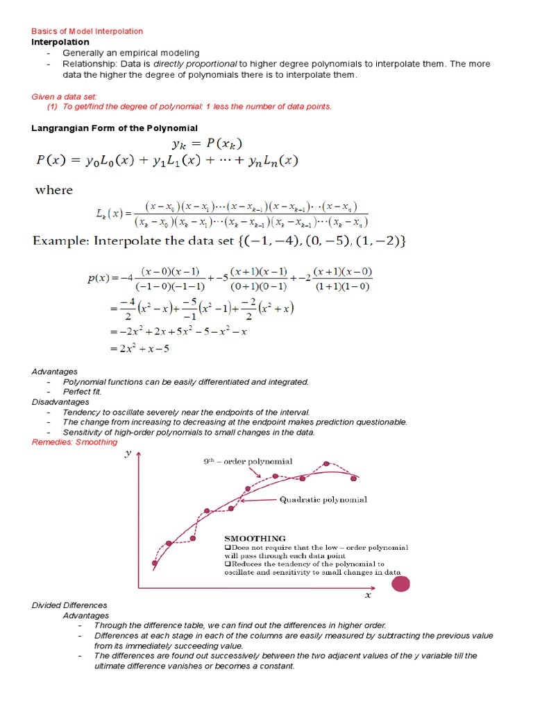 Model Interpolation Techniques Guide | PDF | Teaching Methods & Materials
