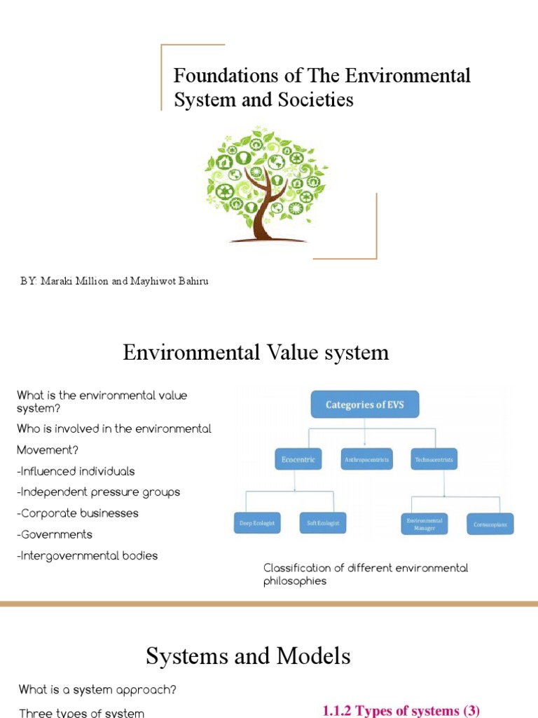 Foundations of Environmental System and Societies | PDF | Career ...