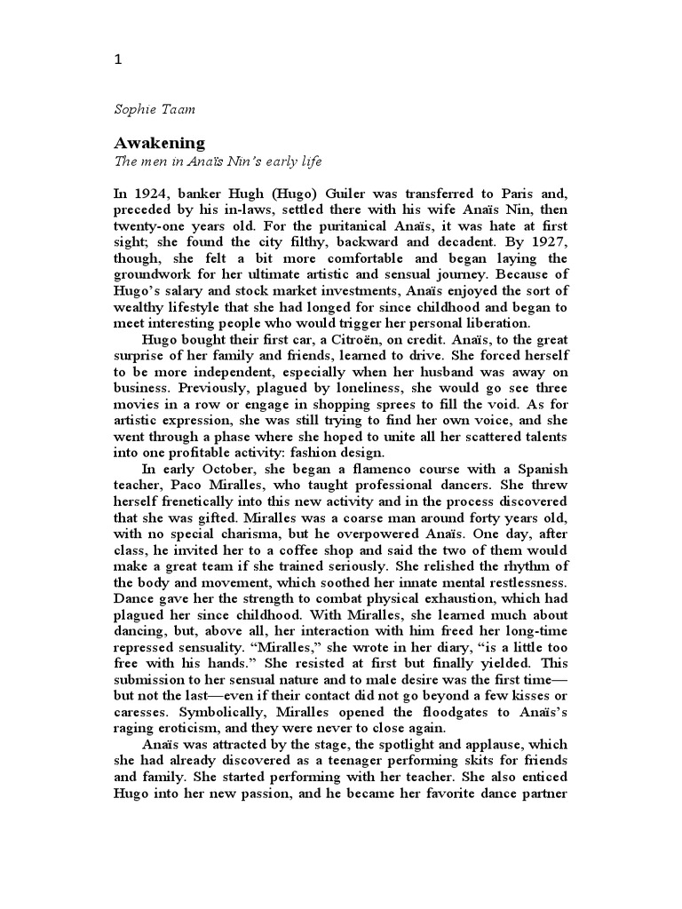 Awakening Sophie Taam | PDF