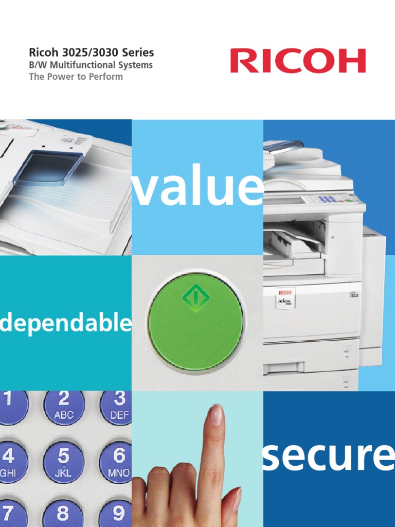 Catalogo Ricoh 3025 - 3030 | PDF
