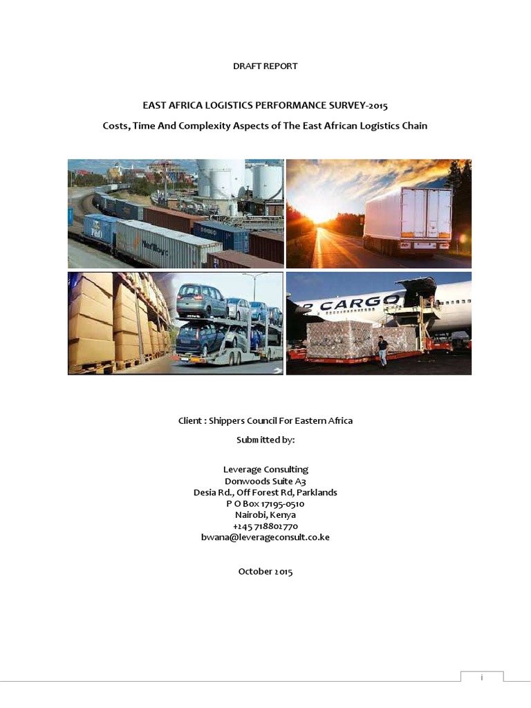 EAST_AFRICA_LOGISTICS_PERFORMANCE_SURVEY | PDF | Cargo | Logistics