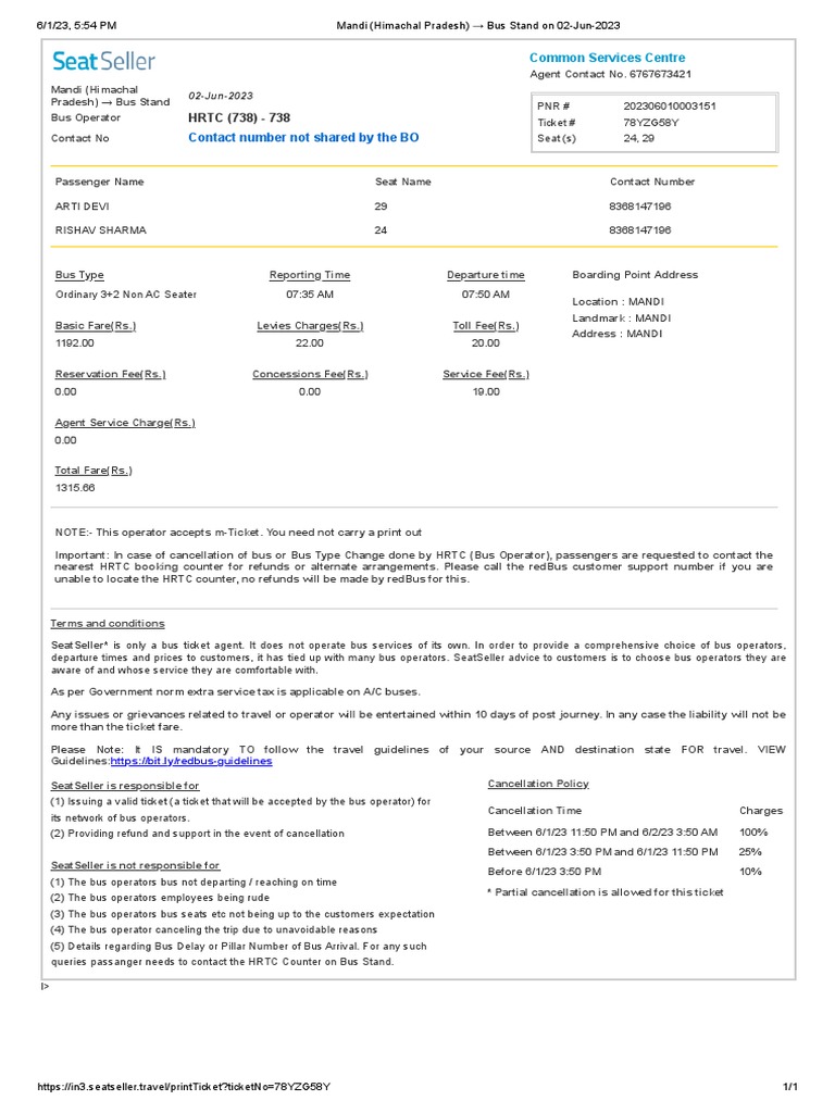 TICKET | PDF | Bus | Ticket (Admission)