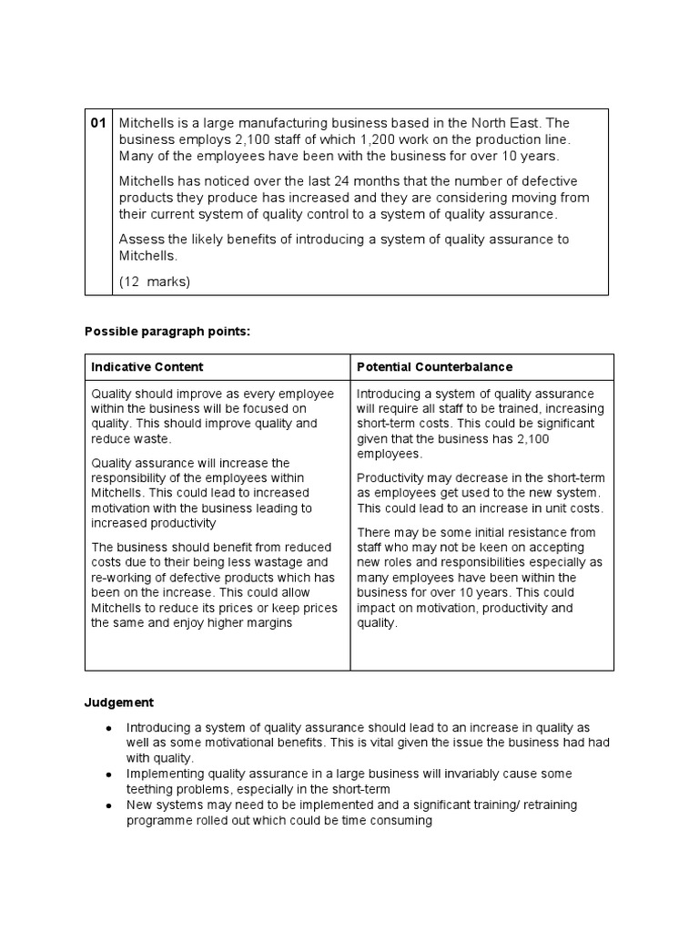 Edexcel a Level Business 12 Mark Homework Activities | PDF | Interest ...