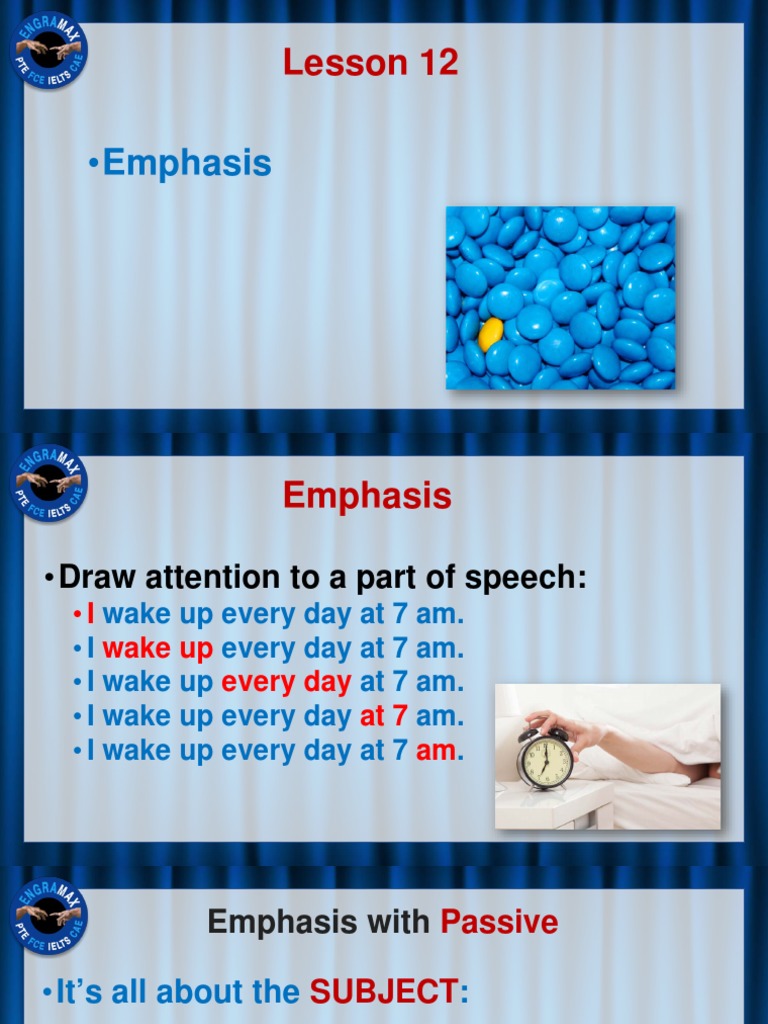 12.2 Lesson 12 Emphasis | PDF