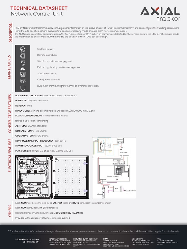 Tech Datasheet NCU | PDF | Alternating Current | Power Supply