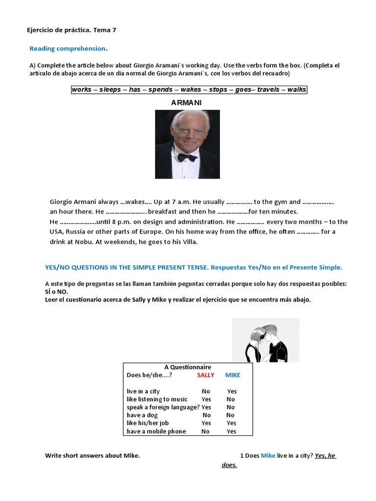 Ejercicio de práctica Tema 7 Negoc. I | PDF