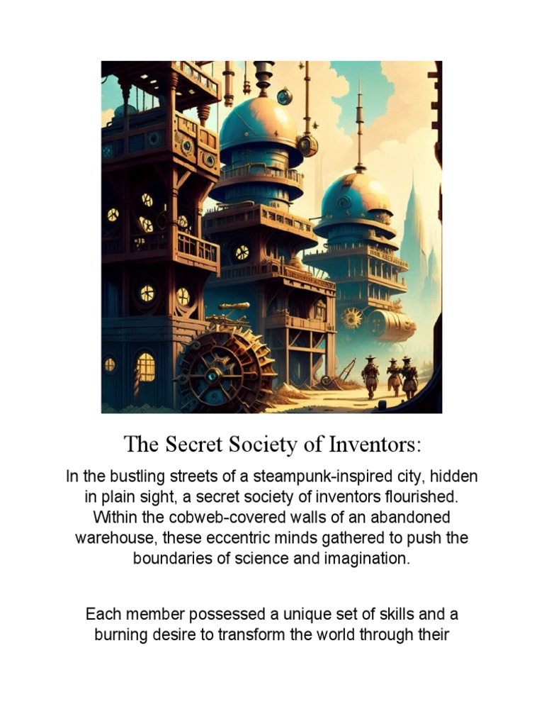 The Secret Society of Inventors | PDF | Invention