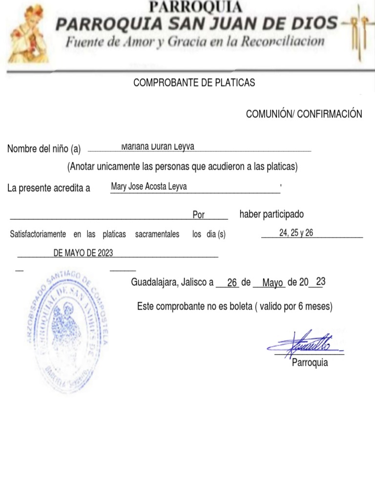 Platicas Confirmación Leyva 2 | PDF