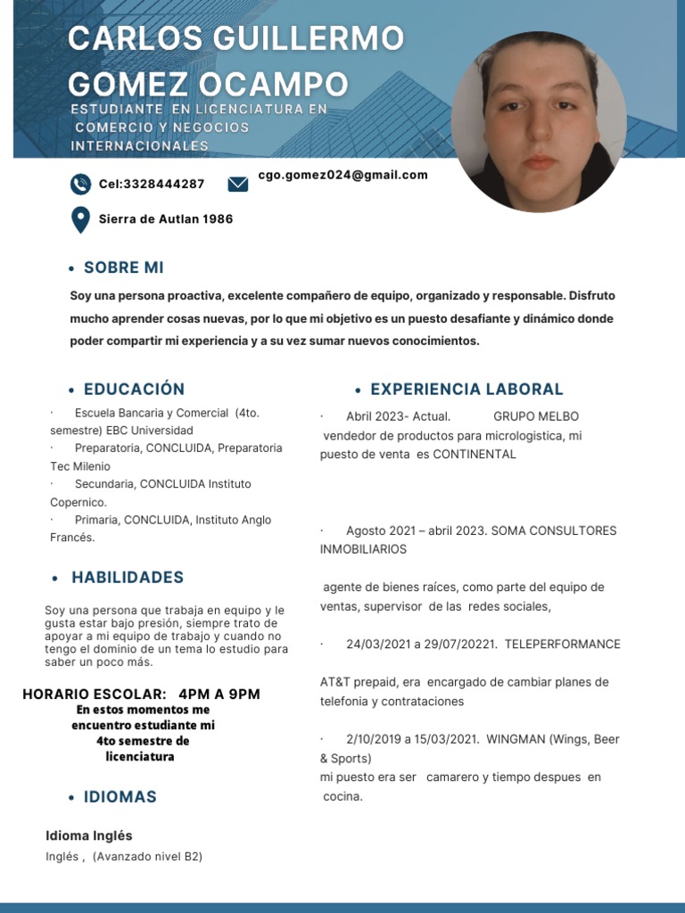 Cv-Carlos Gomez | PDF
