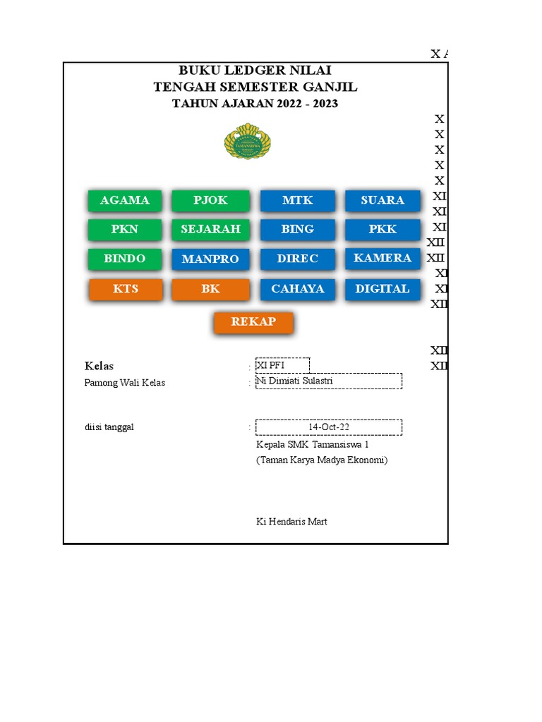 Ledger Xi Pfi 2022 - 2023 | PDF