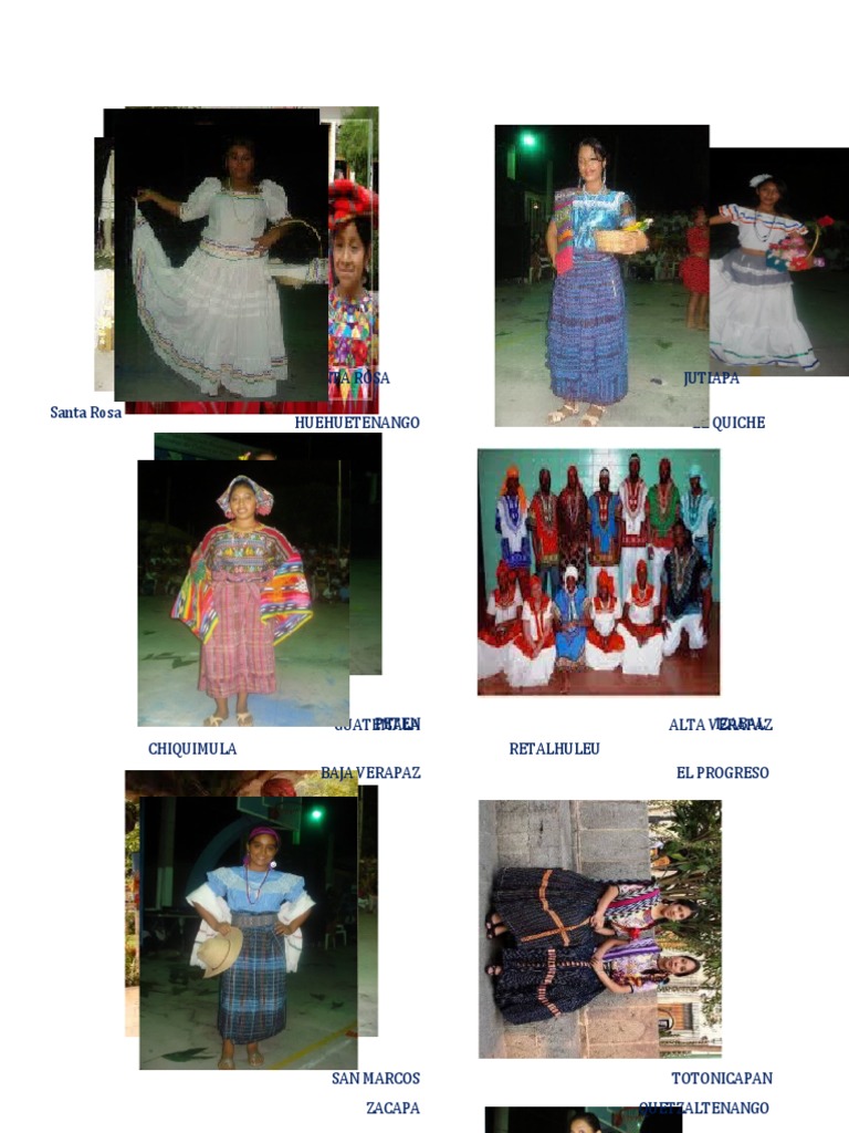 Trajes Tipicos De Guatemala Pdf Ropa Telar 9508