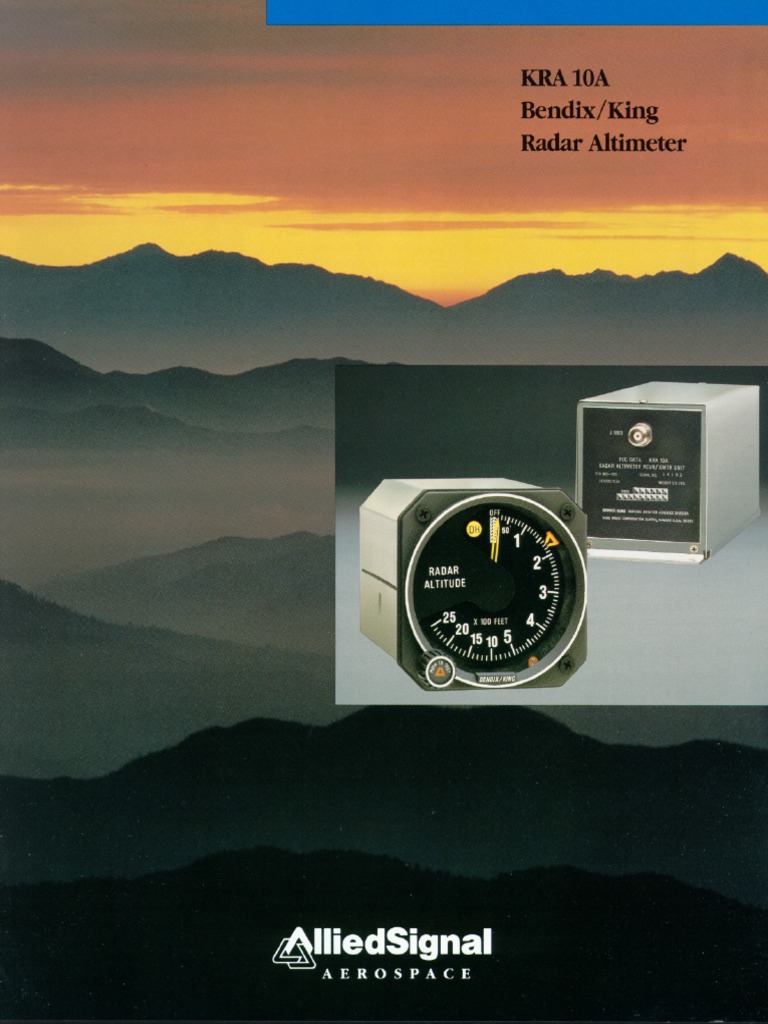 Radio altimeter kI 250 kra10a | PDF