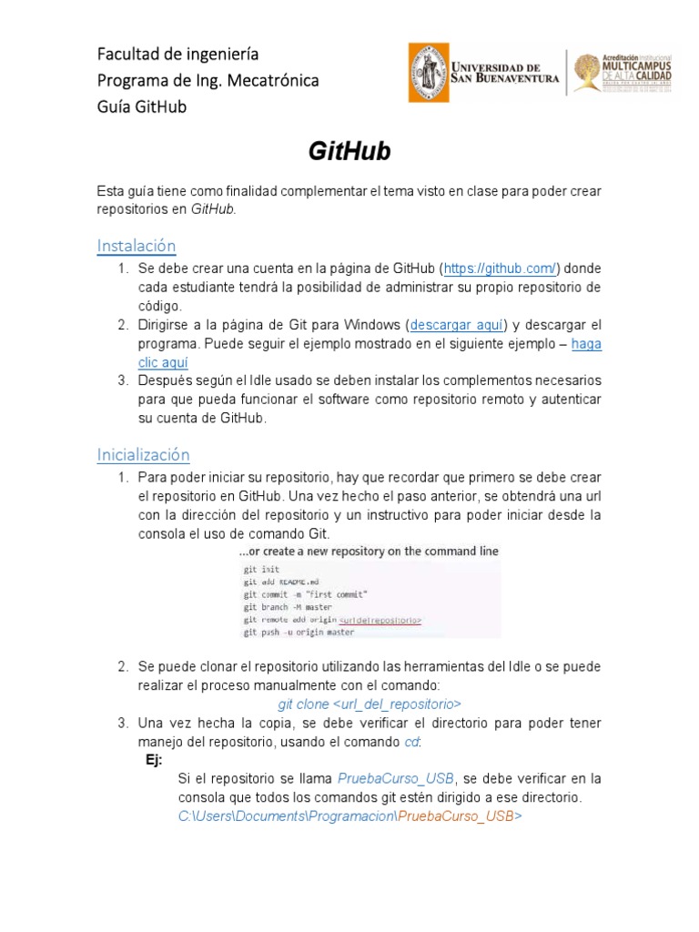 Guia GitHub | PDF | Ingeniería Informática | Ingeniería de software