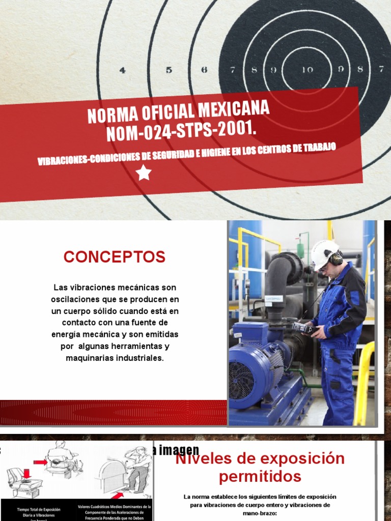 Norma Oficial Mexicana NOM-024-STPS-2001. | PDF | Seguridad y salud ...