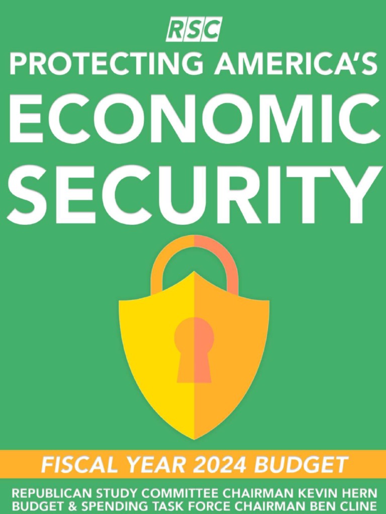 2024 Republican Study Committee Budget | PDF | Taxes | Joe Biden