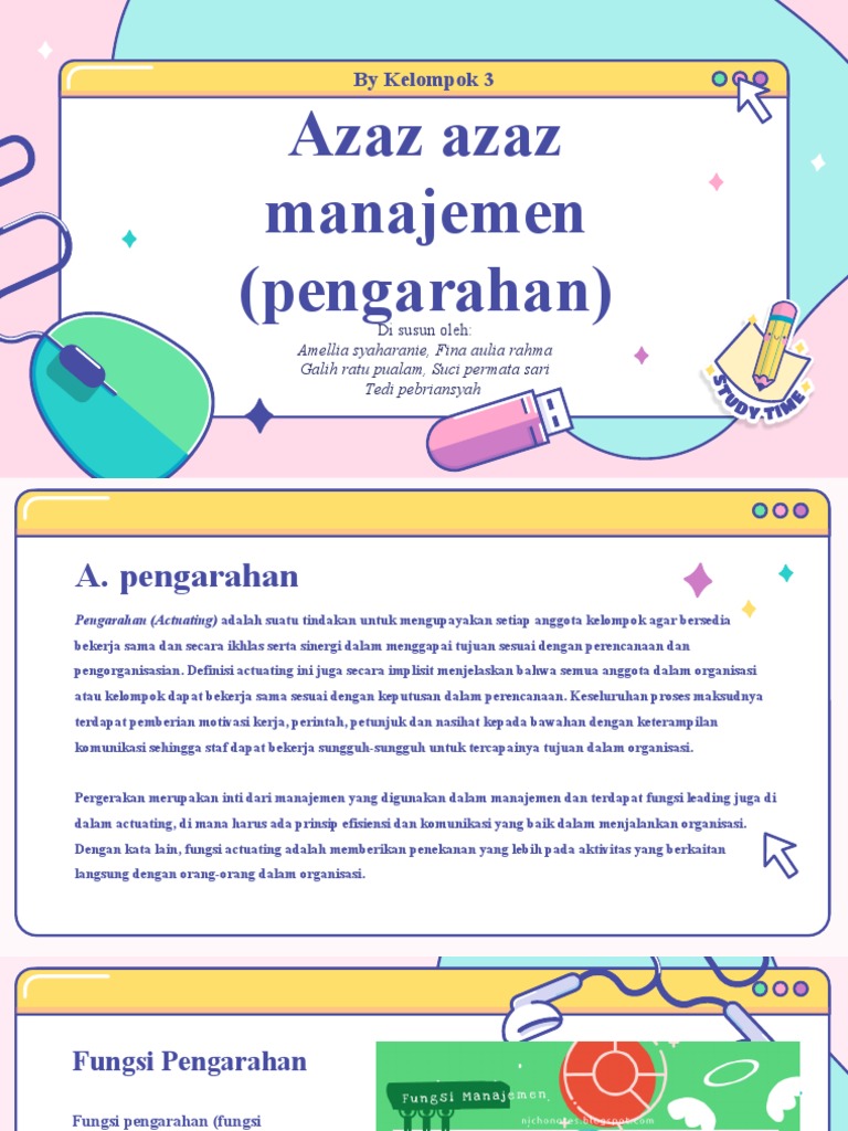 Azas Azas Manajemen | PDF