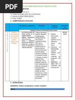 SESIÓN DE APRENDIZAJE El Sujeto y Su Estructura | PDF | Asunto (gramática) | Oración (Lingüística)