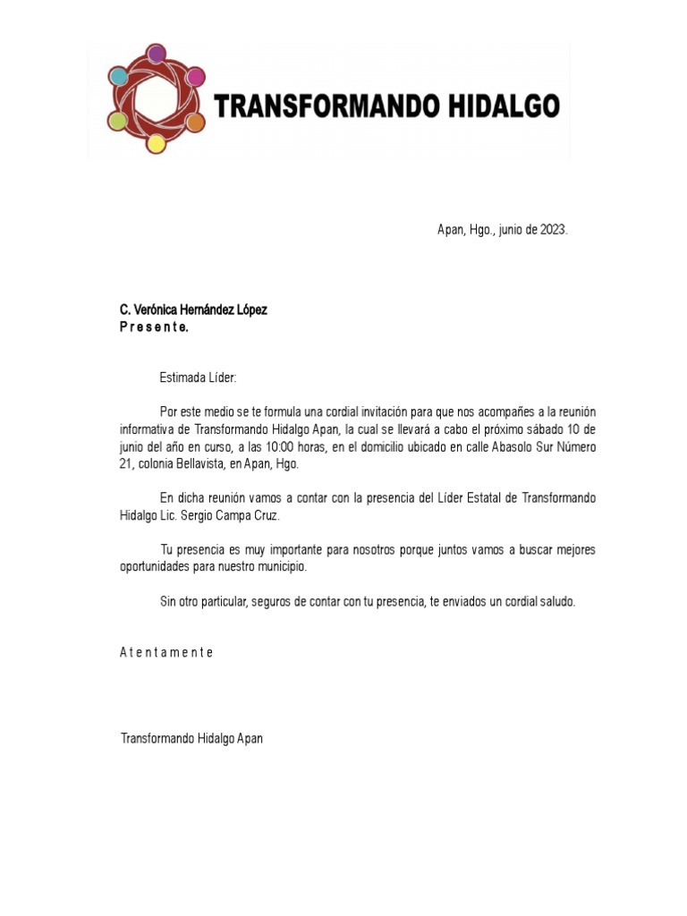 invitación apan | PDF