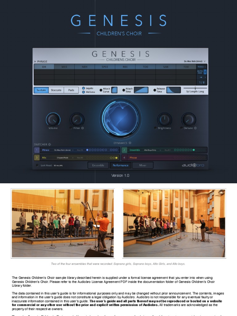 Genesis Choir Manual | PDF | Latin | Vowel