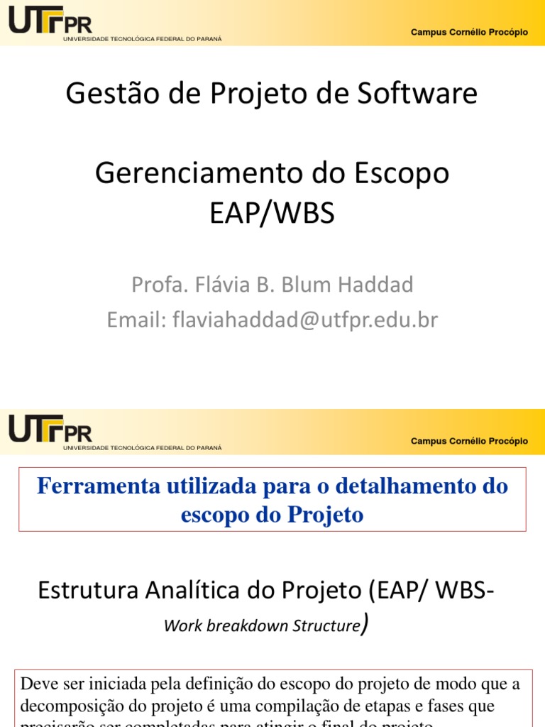 Aula 6 - EAP | PDF | Engenharia de Sistemas