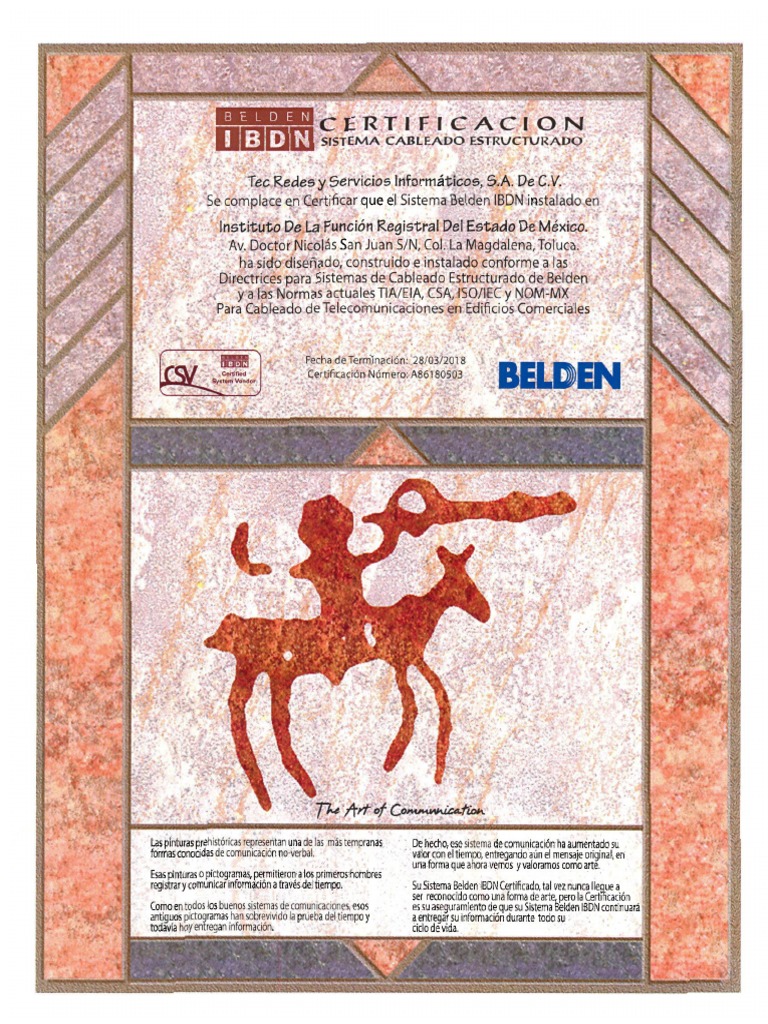 Belden | PDF | Telecomunicaciones | Informática