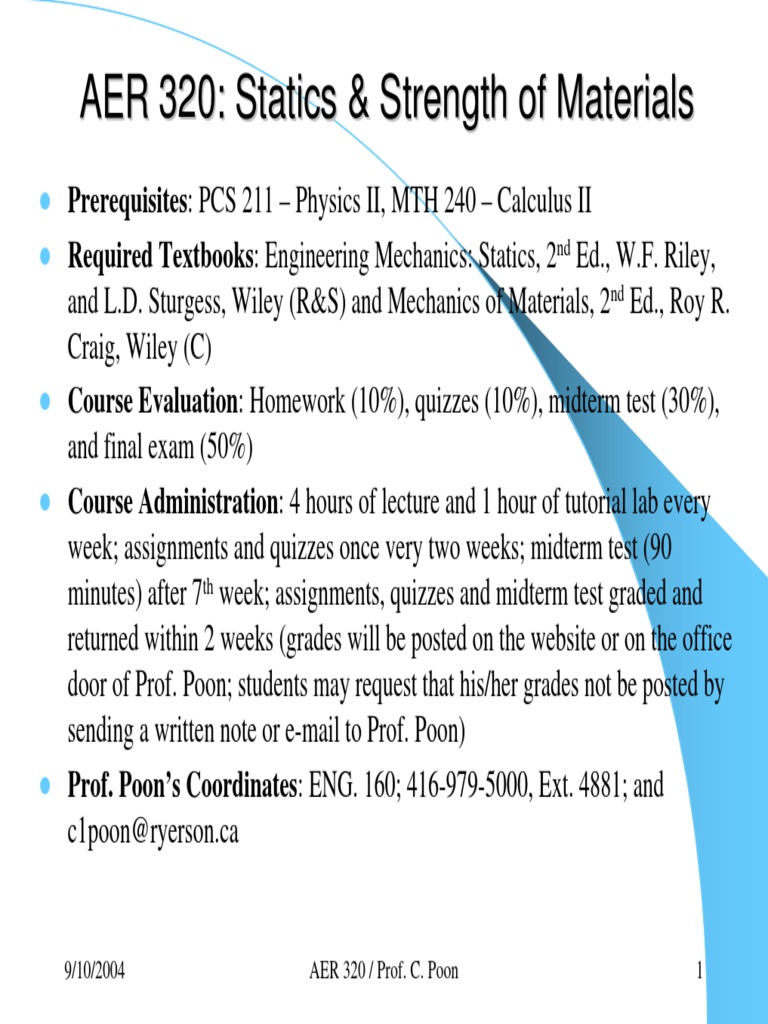 Static #1 - Course Outline and Review of General Principles | PDF | Euclidean Vector | Force